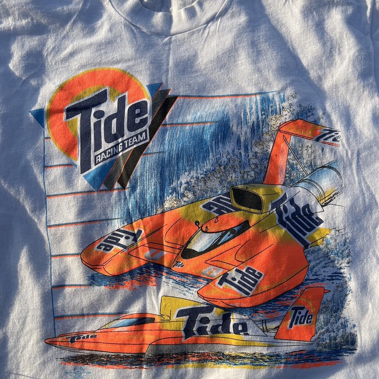 Vtg Nascar Tide Laundry Detergent Racing Cleaning Up... - Depop