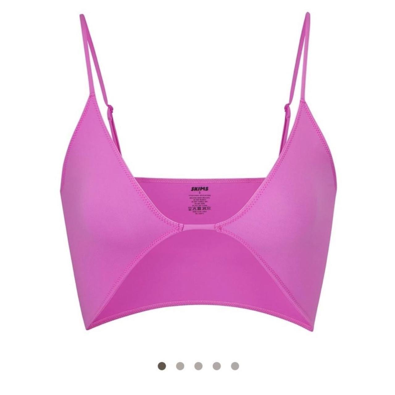 Skims Pink Twist Bralette 💕 Brand new with tags!... - Depop