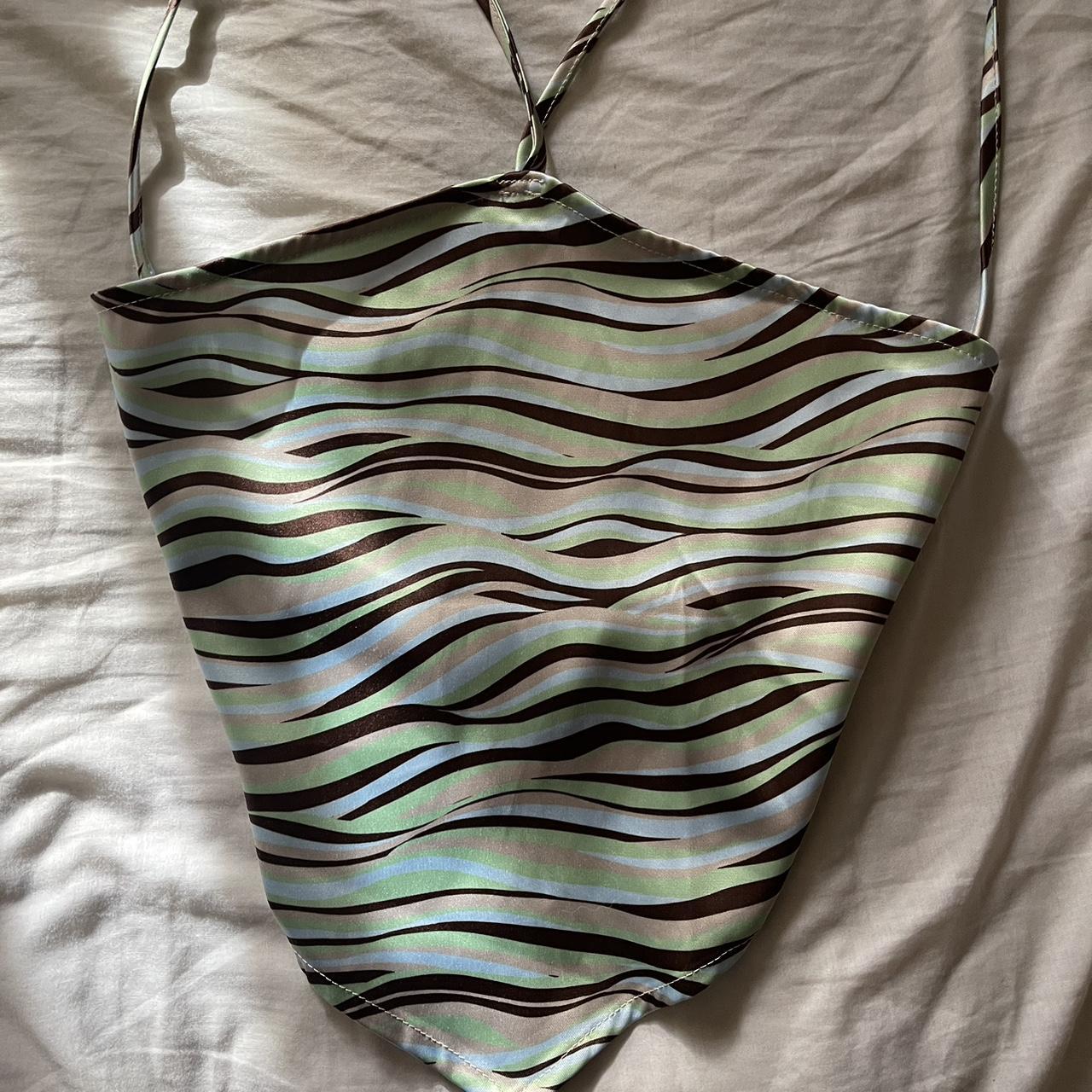 Glassons satin backless halter top - Depop