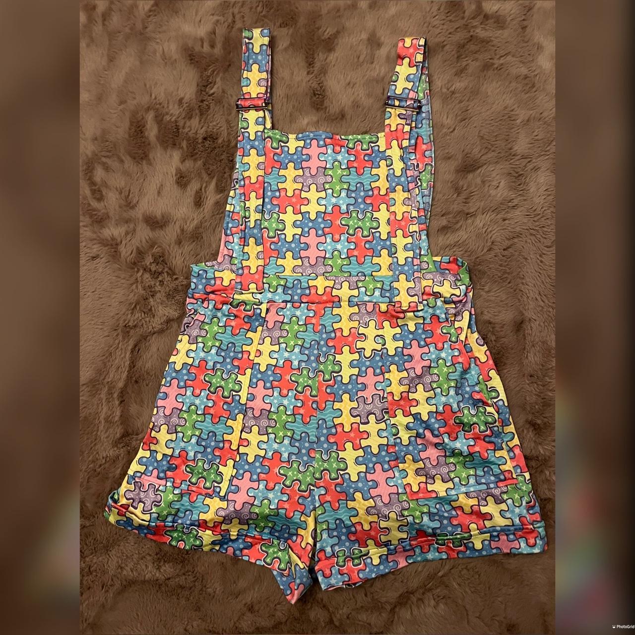 Onesies down under discontinued overalls size M 🧩... - Depop