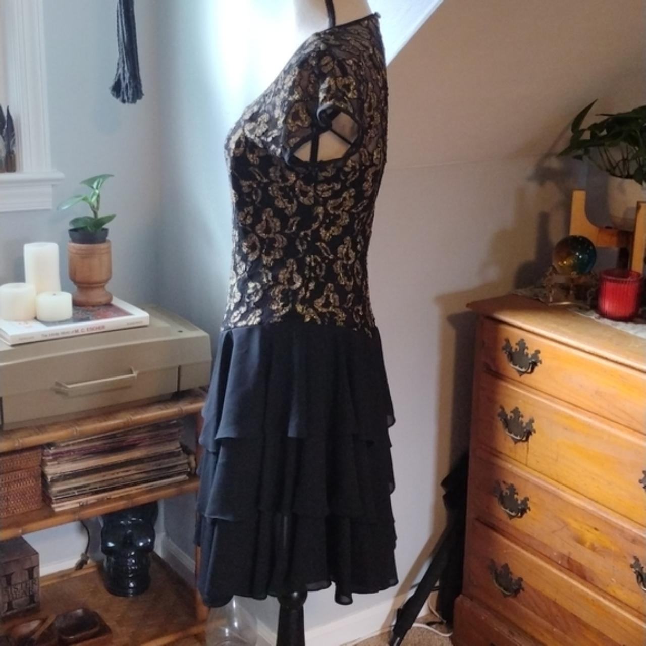 Vintage Late Edition Union Made Ruffle Dress... - Depop