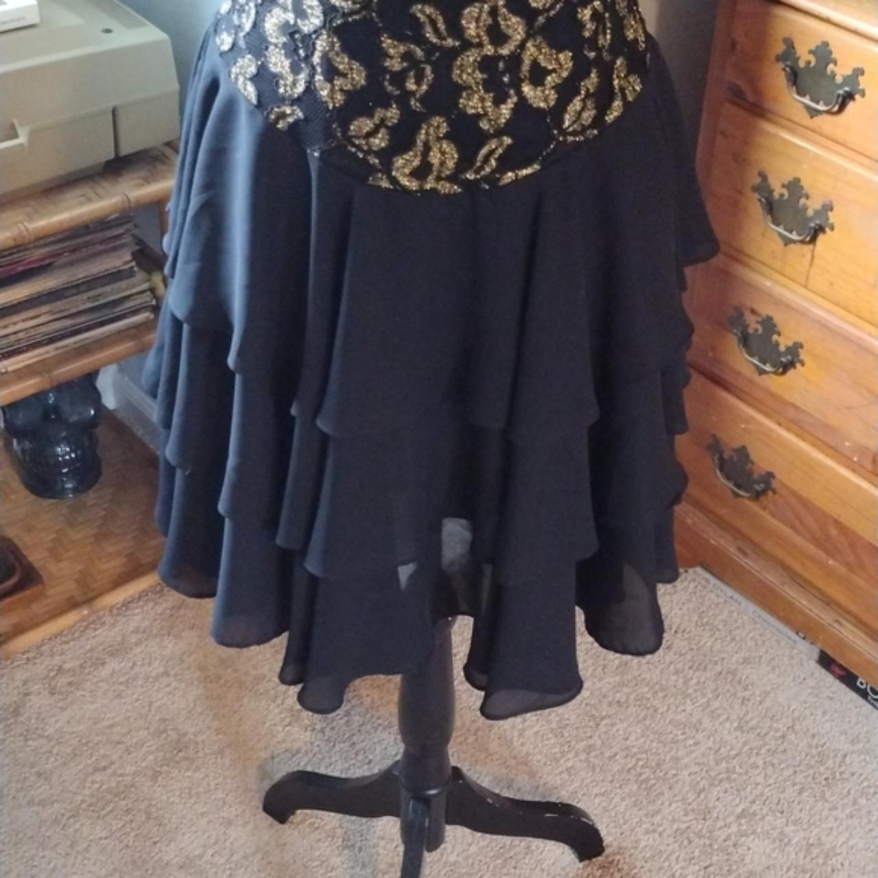 Vintage Late Edition Union Made Ruffle Dress... - Depop