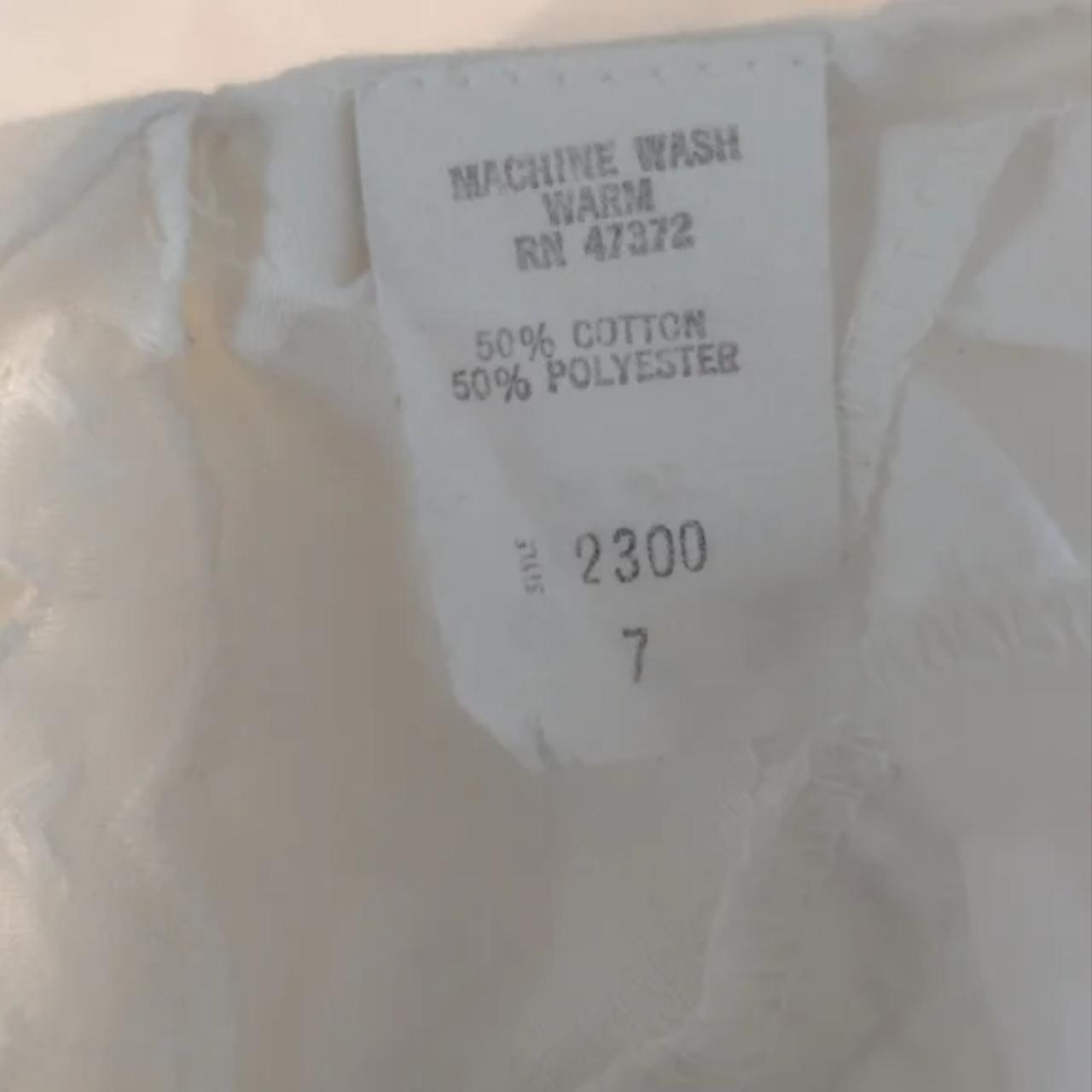 DONI-GIRL OF CALIFORNIA White Eyelet Ruffle Dress... - Depop