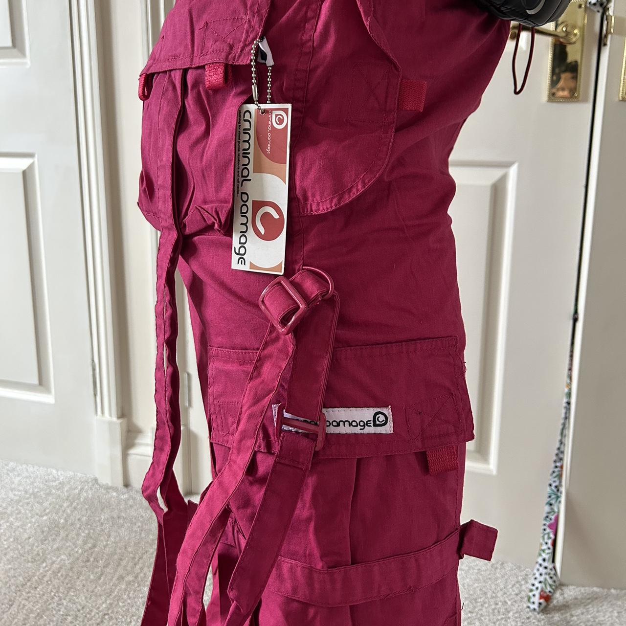 90’s vintage criminal damage cargo trousers They... - Depop