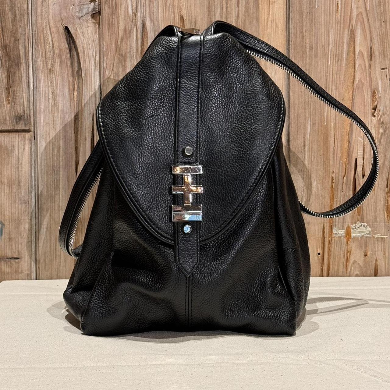 Dylan Kain Shoulder Bag / Backpack Color - Blk/Slvr - Depop