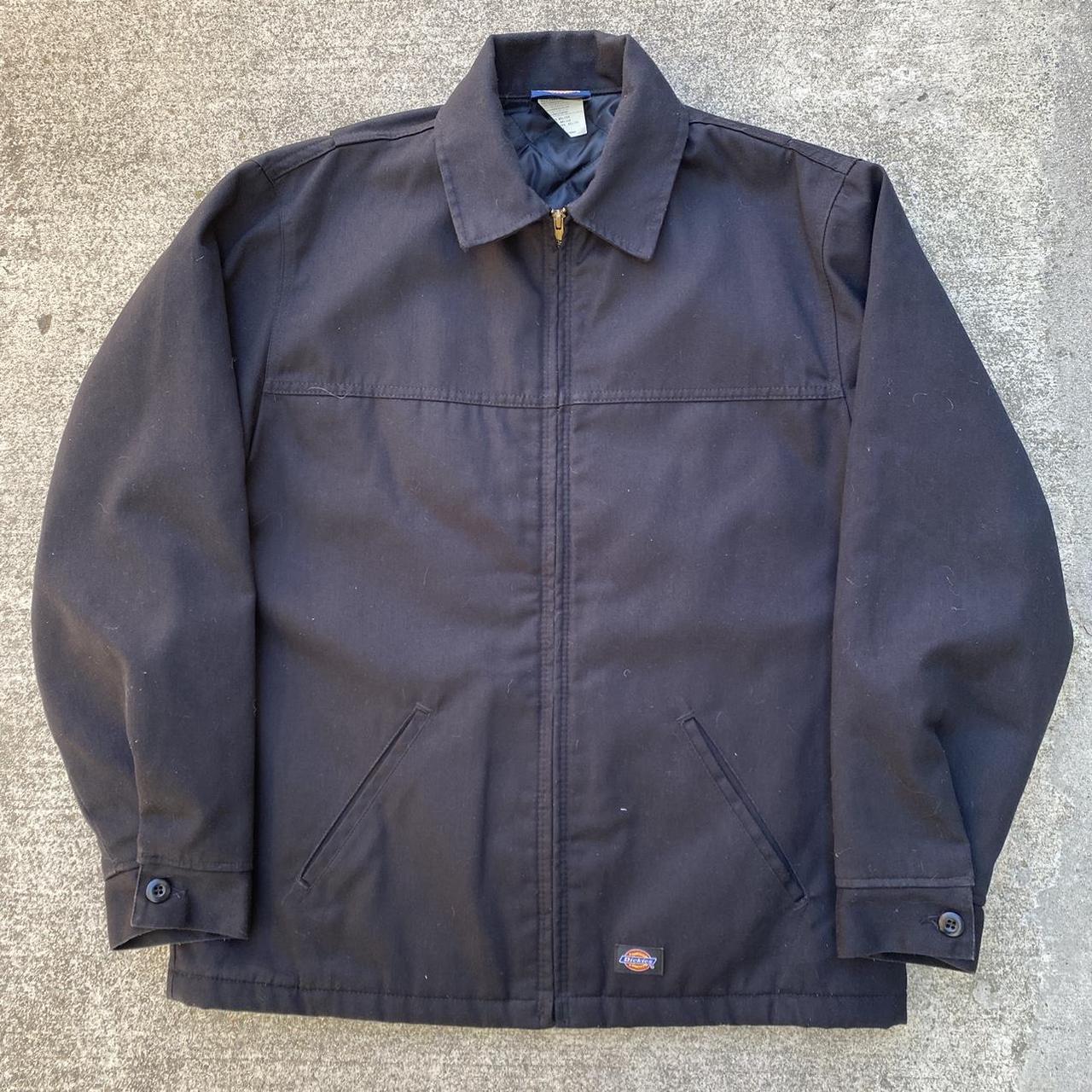 Vintage Dickies Eisenhower zipup workers jacket.... - Depop