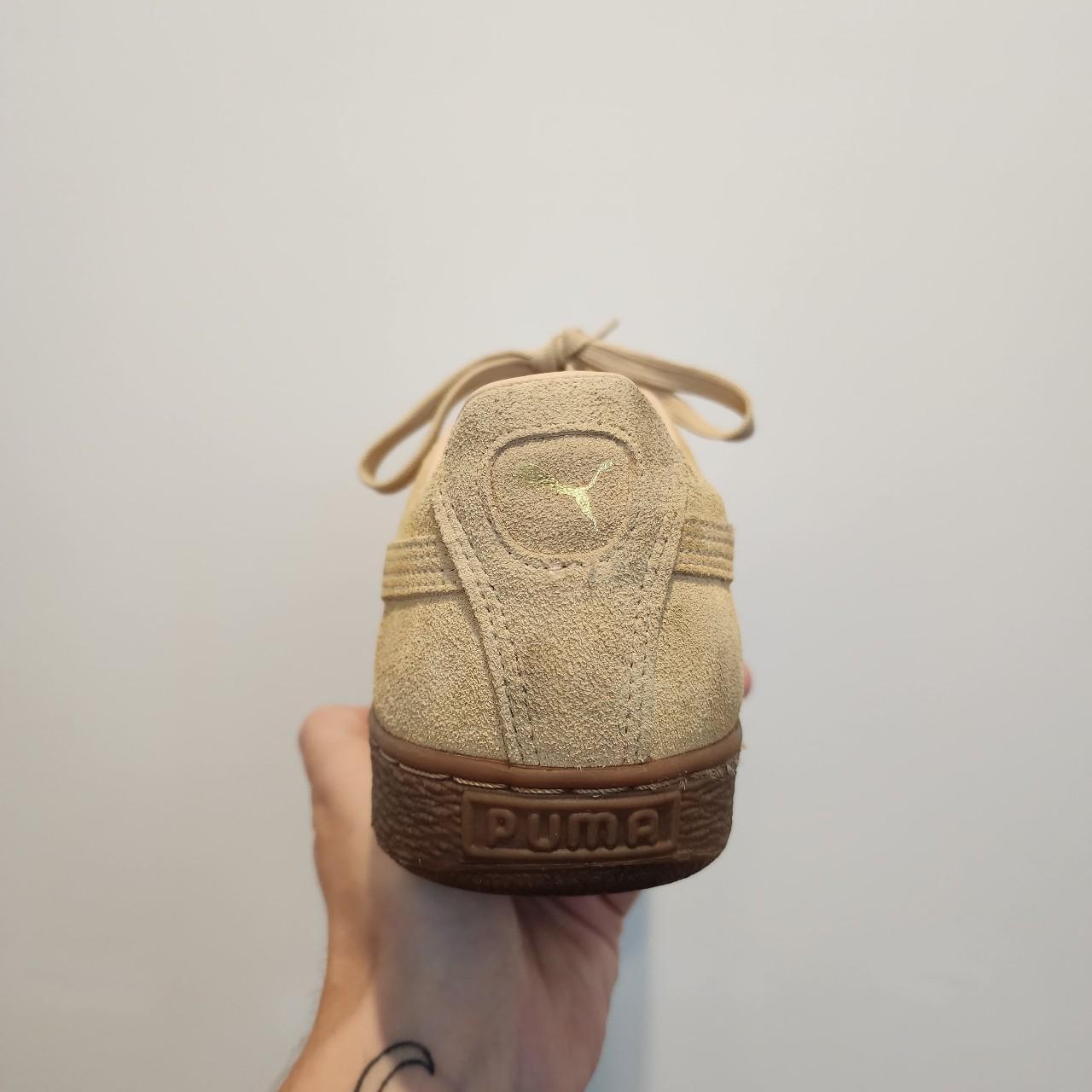 Mens Puma Suede (Pebble Gum). Size UK10. Great... - Depop