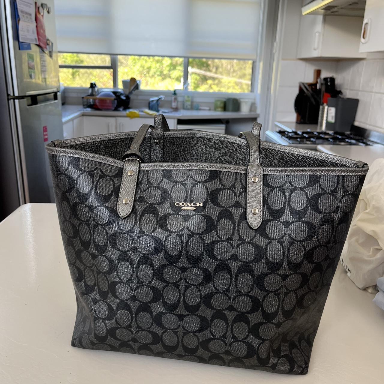 Coach smoke city tote bag - well loved!! Has been... - Depop