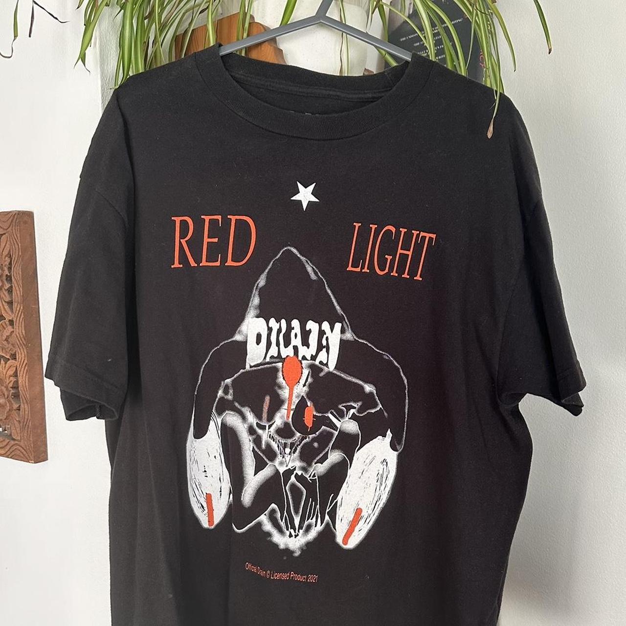 Drain Gang Red Light Tee, Unisex Size L, Great... - Depop