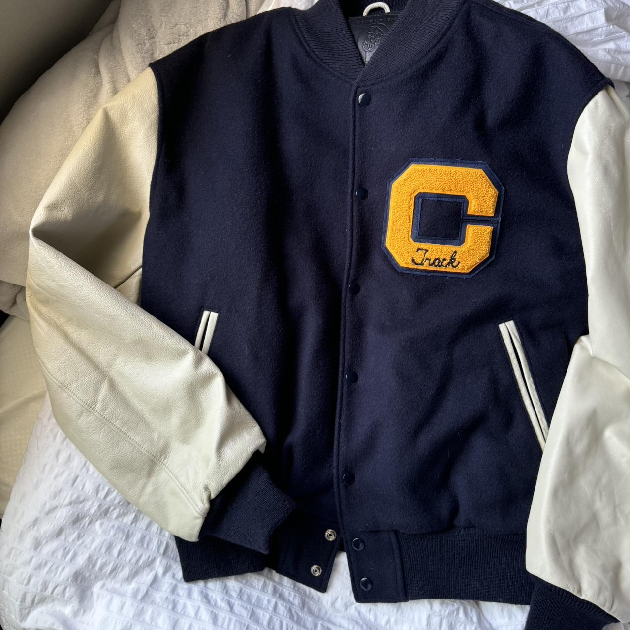 Vintage UC Berkeley Varsity Track Bomber Jacket The... - Depop