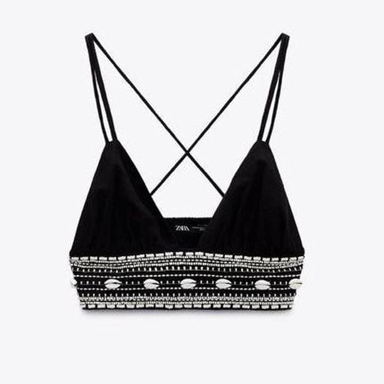 Zara shell crop Only worn once - Depop