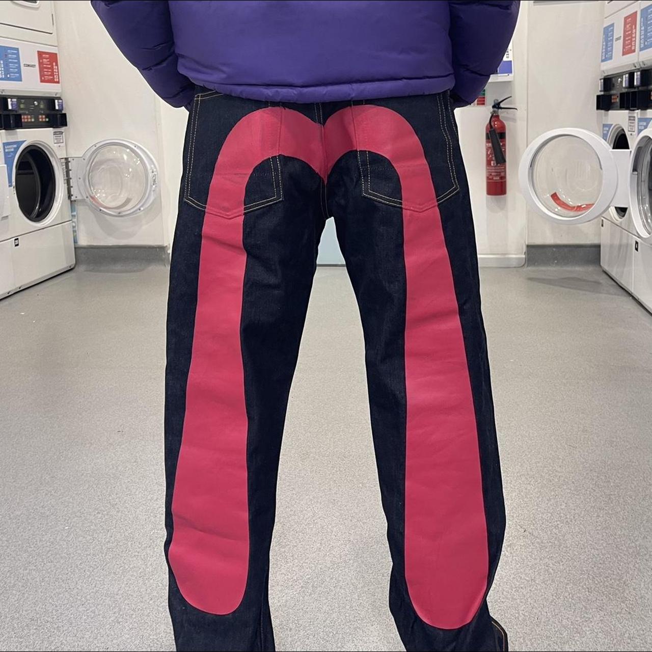 Evisu jeans Evisu Red Daicock Japanese Selvedge... | Depop