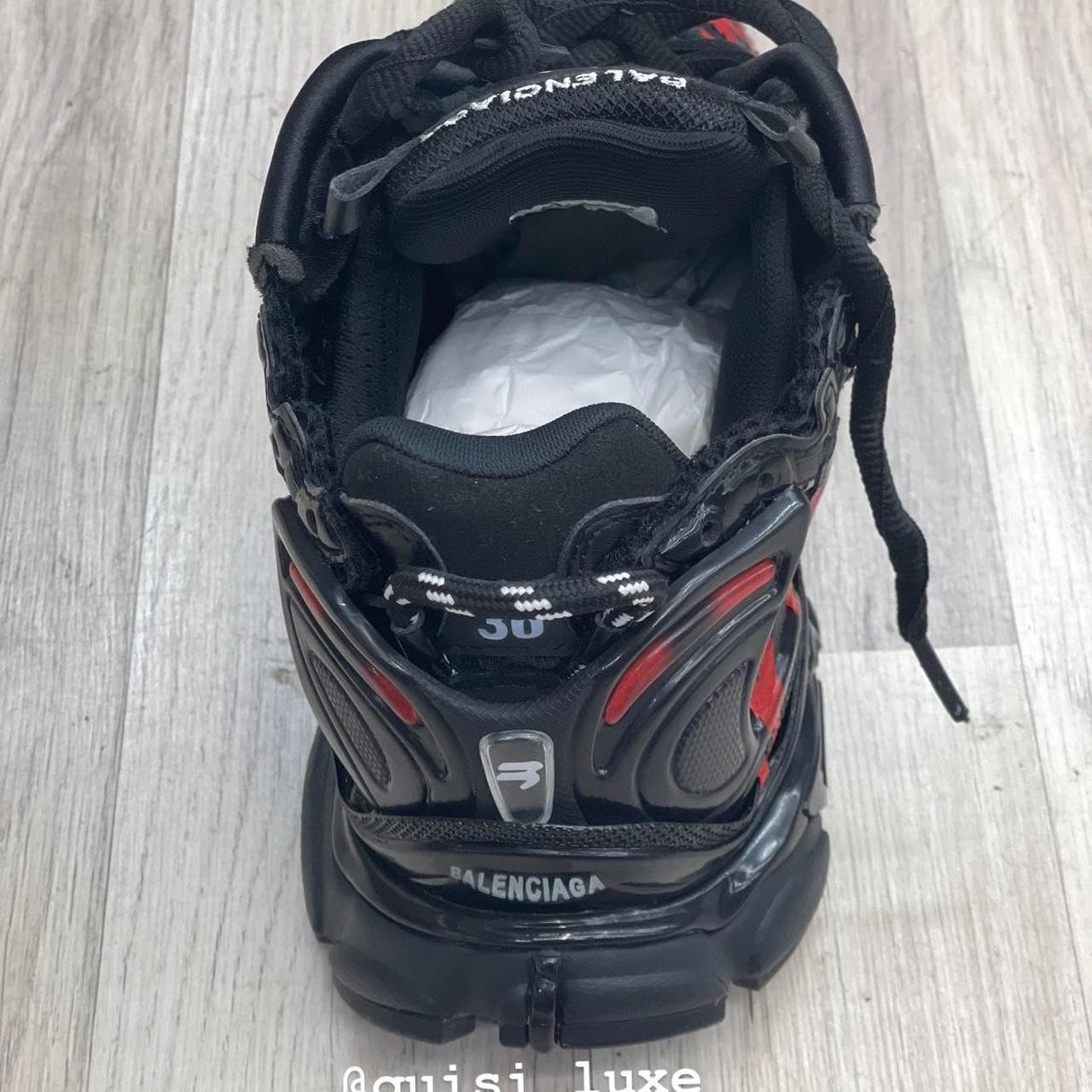 New Balenciaga Graffiti Runners black/red Womens sz... - Depop