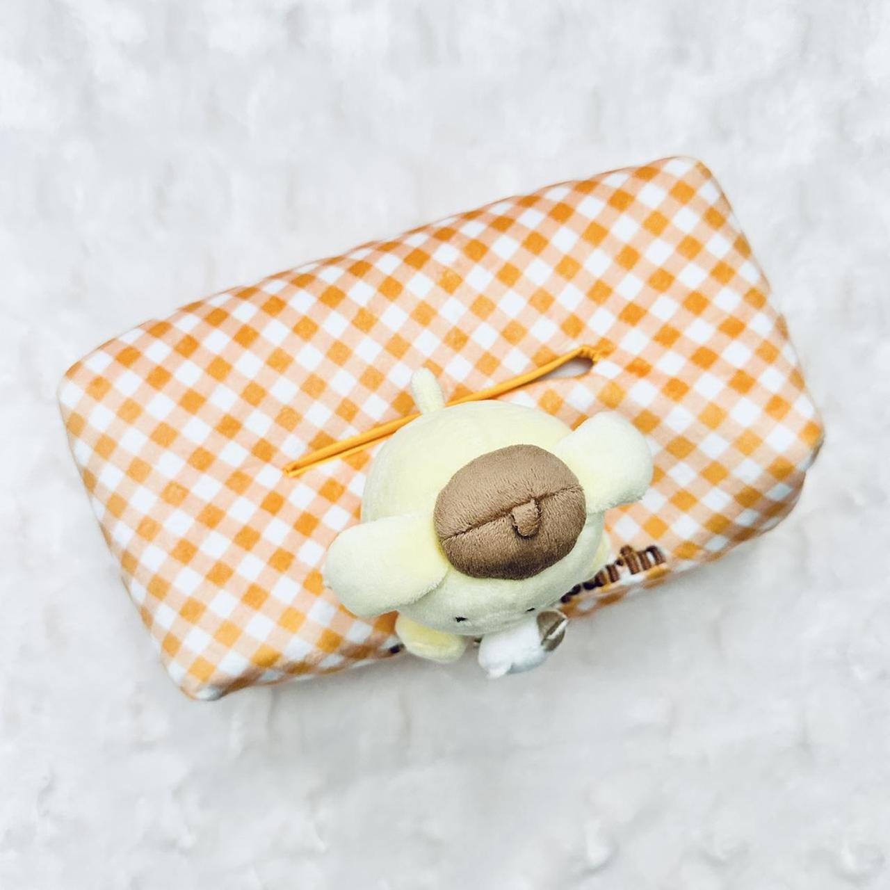 New! Sanrio Pompompurin Plush Tissue Box Cover - Depop