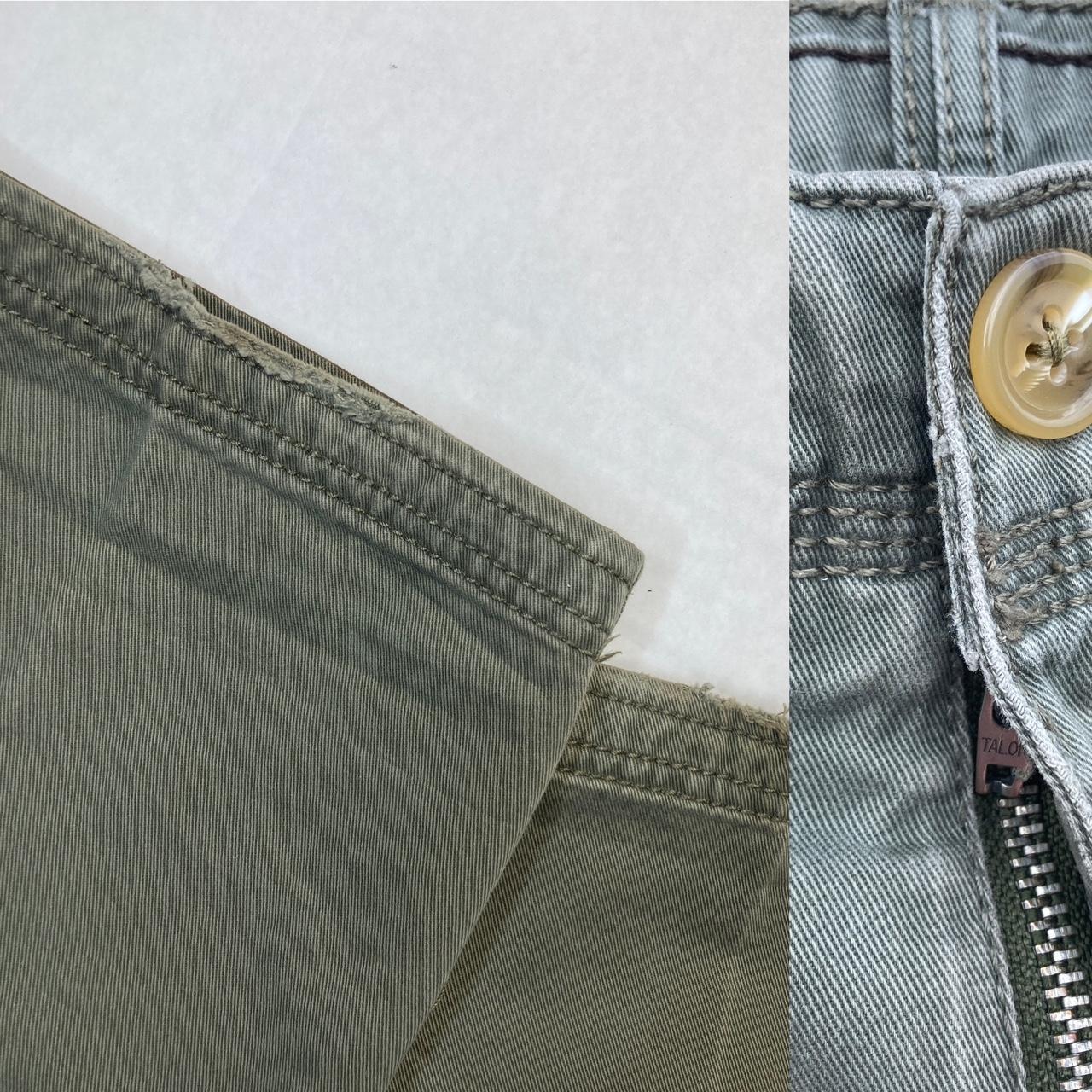 Timberland Men's Green and Khaki Trousers | Depop