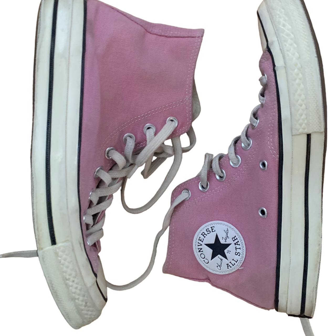 Converse Womens Pink Trainers Depop