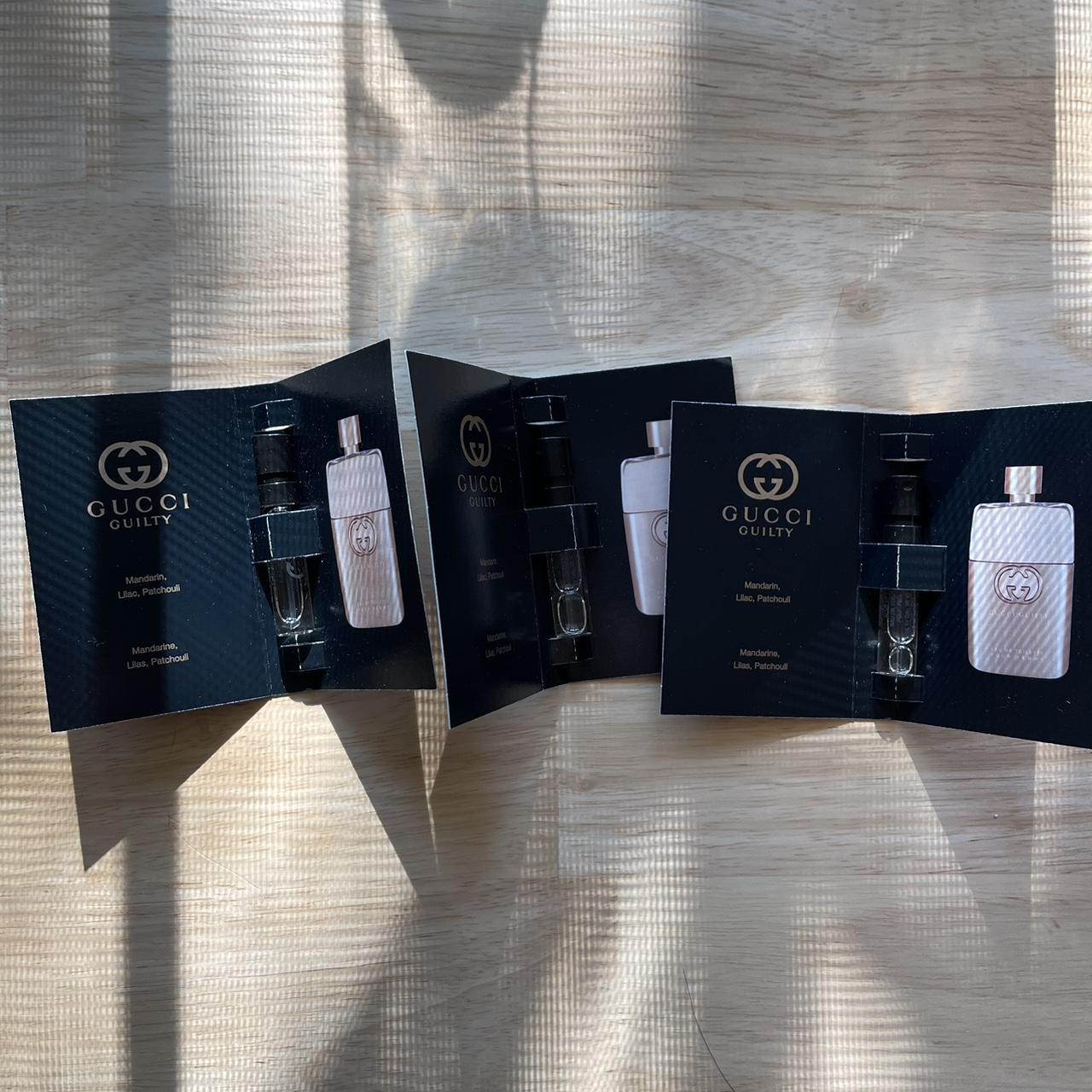 3 brand new gucci guilty sample perfumes never used - Depop