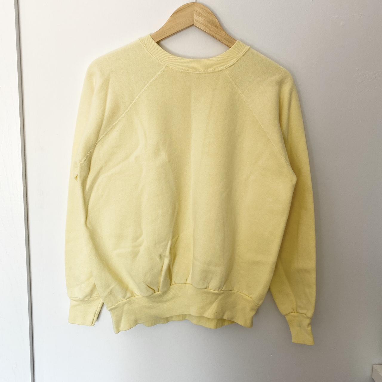 Vintage pastel yellow grandma sweater 🍓 Size:... - Depop