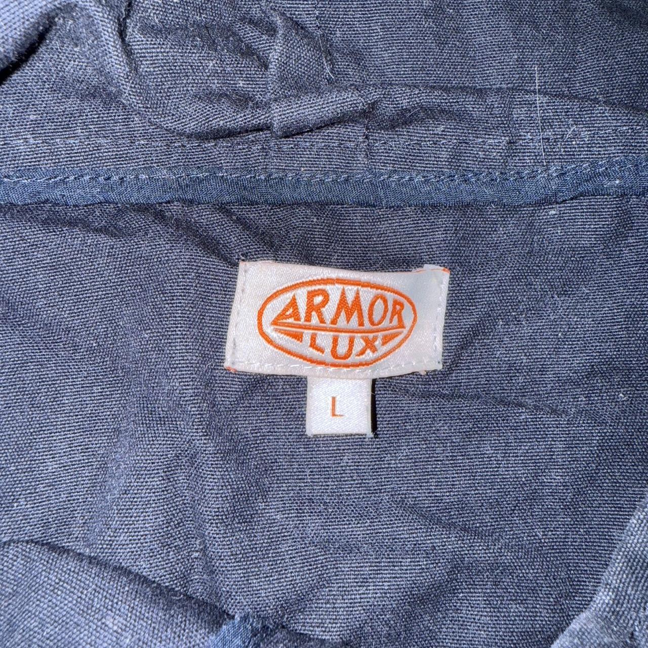 Armor Lux smock Navy blue Hardly worn | Depop