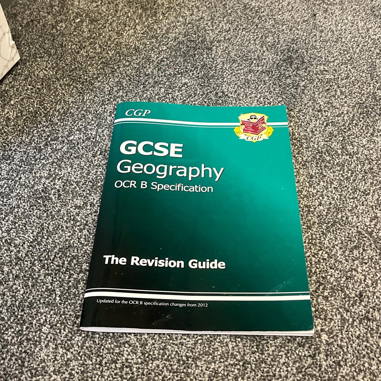 OCR GCSE geography text book revision guide - Depop