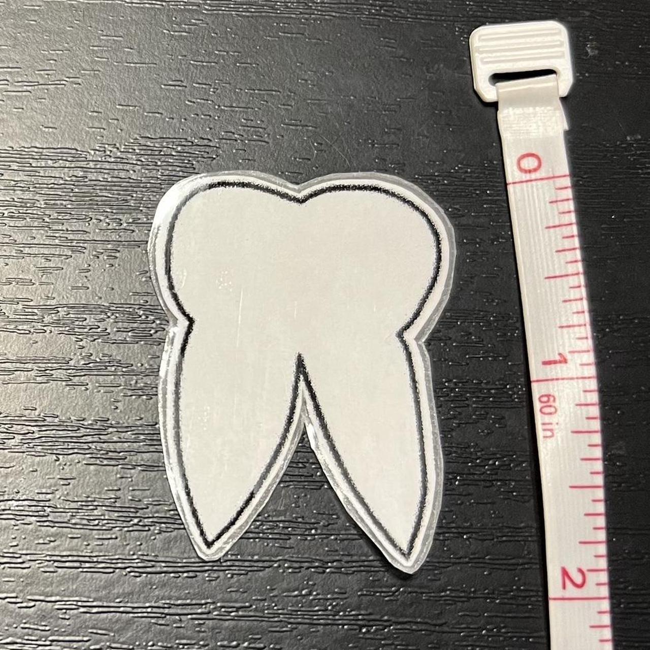 Molar sticker These handmade stickers are my... - Depop