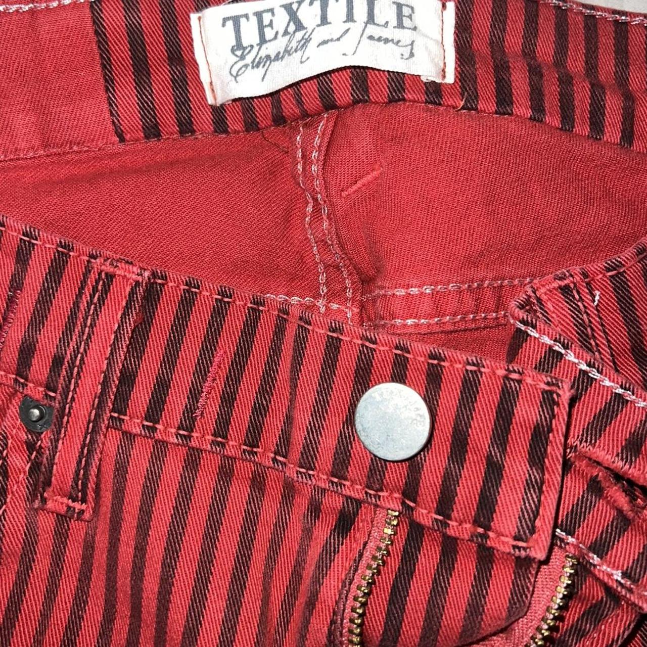 Super cute low rise pin striped skinny jeans Size... - Depop