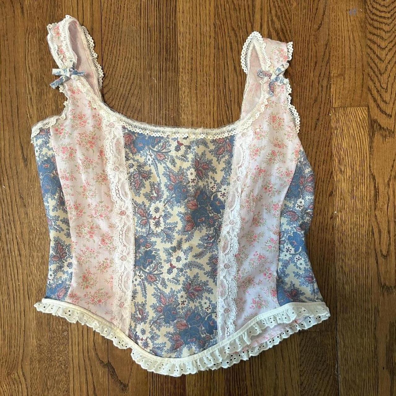 Repop of this lovely handmade top. I love it but it... - Depop