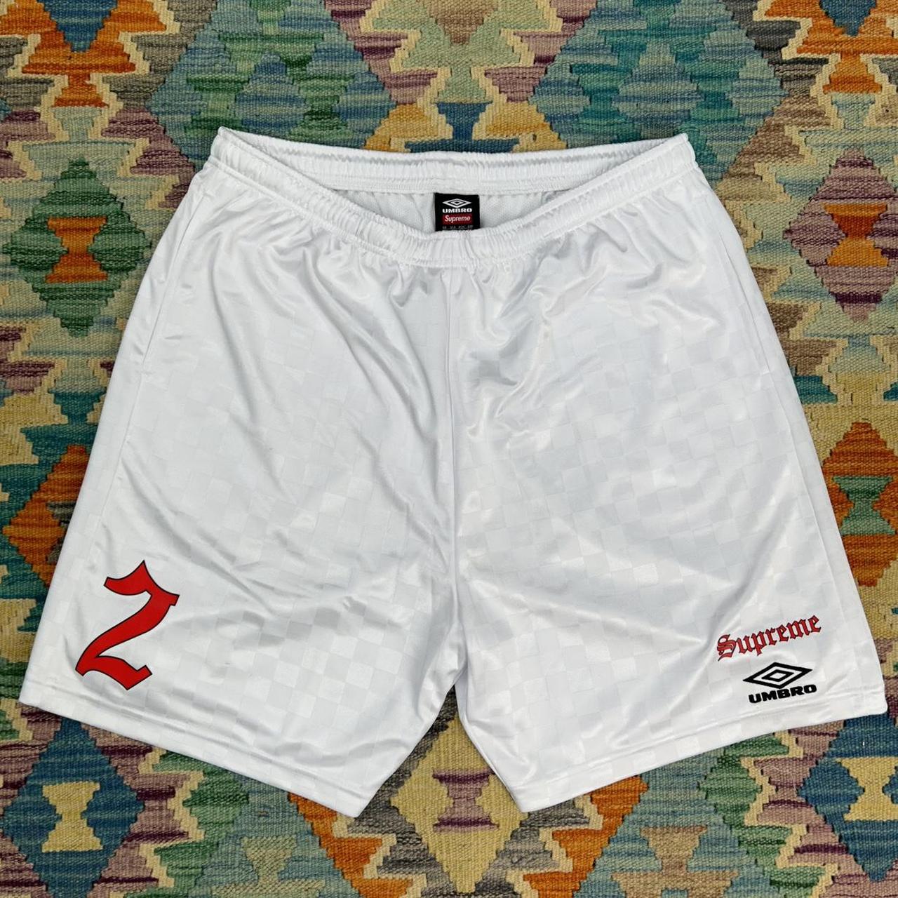 Supreme Umbro Shorts🤍 ️Top & Shorts Available as A... - Depop