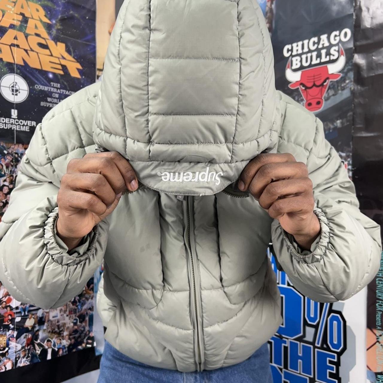 Supreme Puffer🖤 Supreme Warp Puffer Jacket💚 🖤Size... - Depop