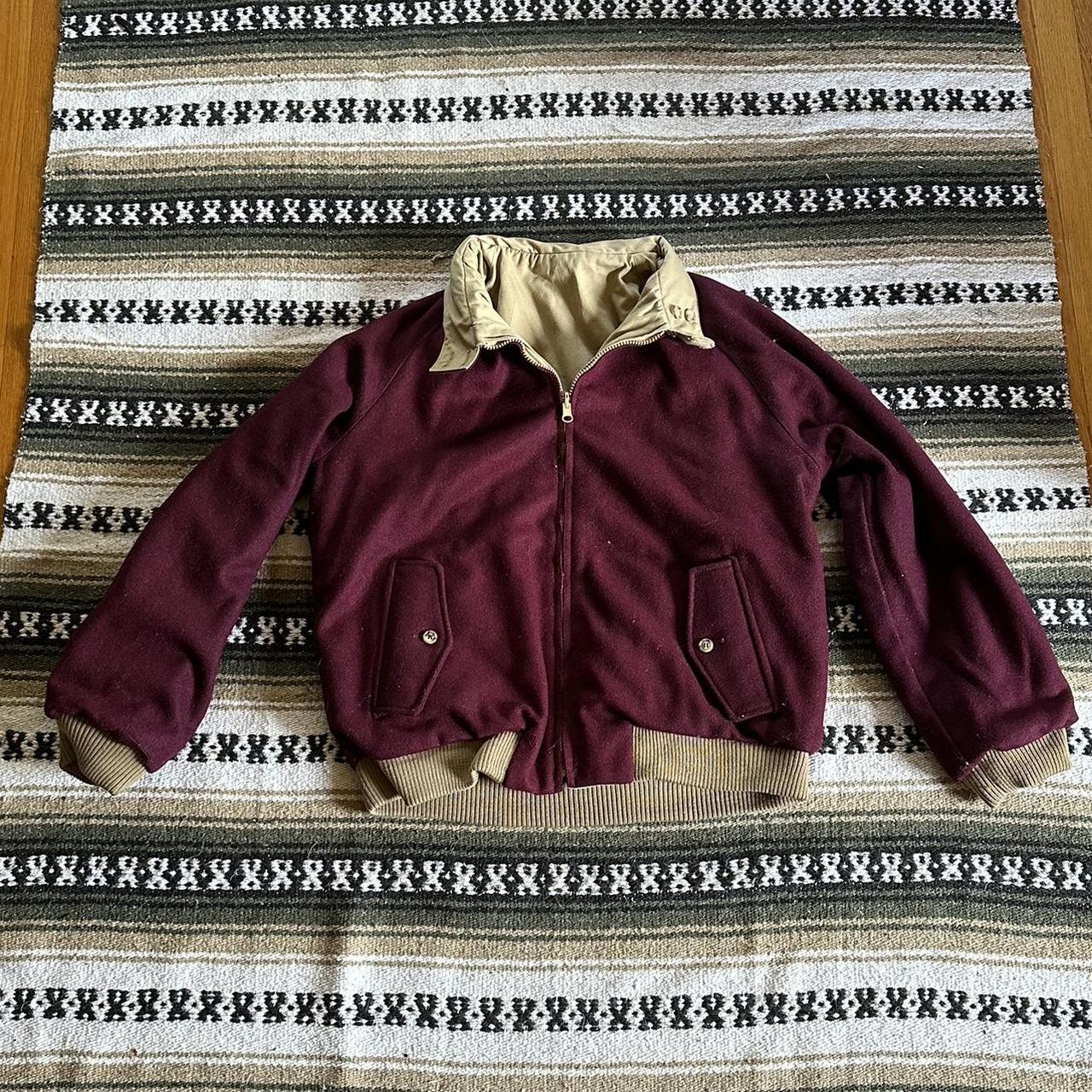 Vintage Gold Medal Reversible Jacket - absolutely... - Depop