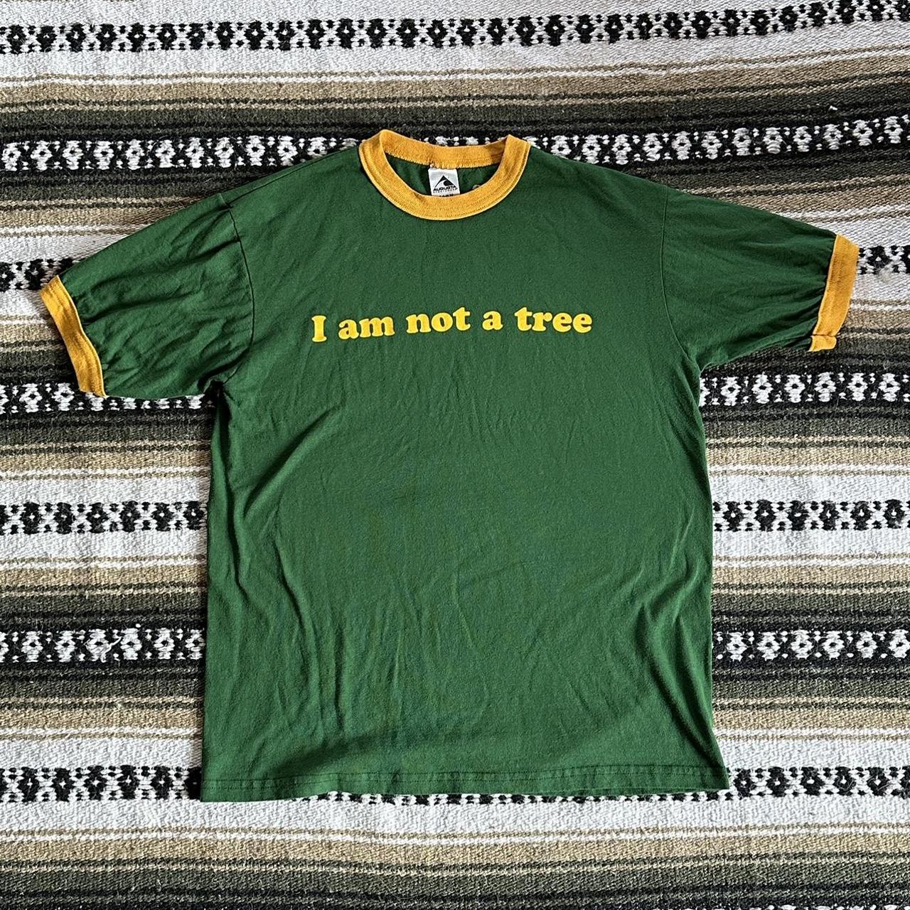 “I am not a tree” Ringer Tee - very... - Depop