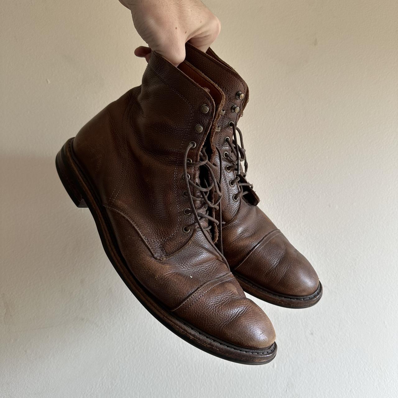 Allen Edmonds First Avenue Brown Leather... - Depop