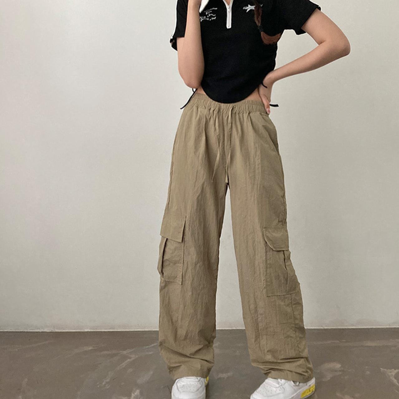 Codibook Cargo Pants Beige Color One size Never... - Depop