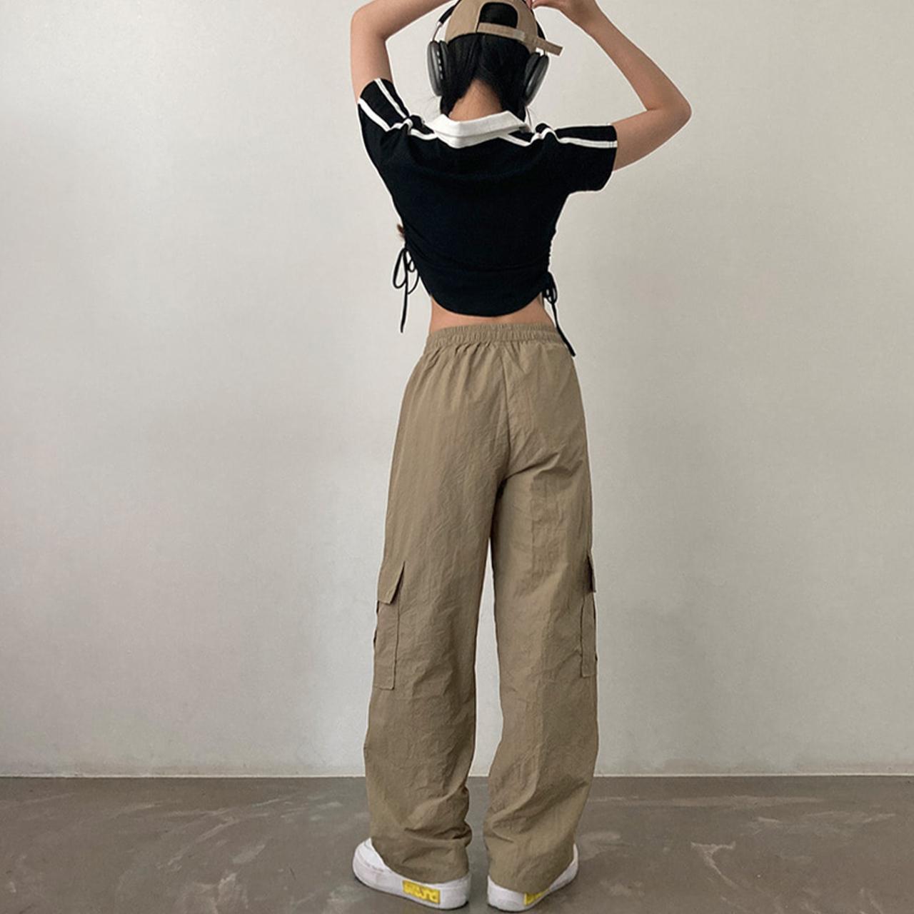 Codibook Cargo Pants Beige Color One size Never... - Depop