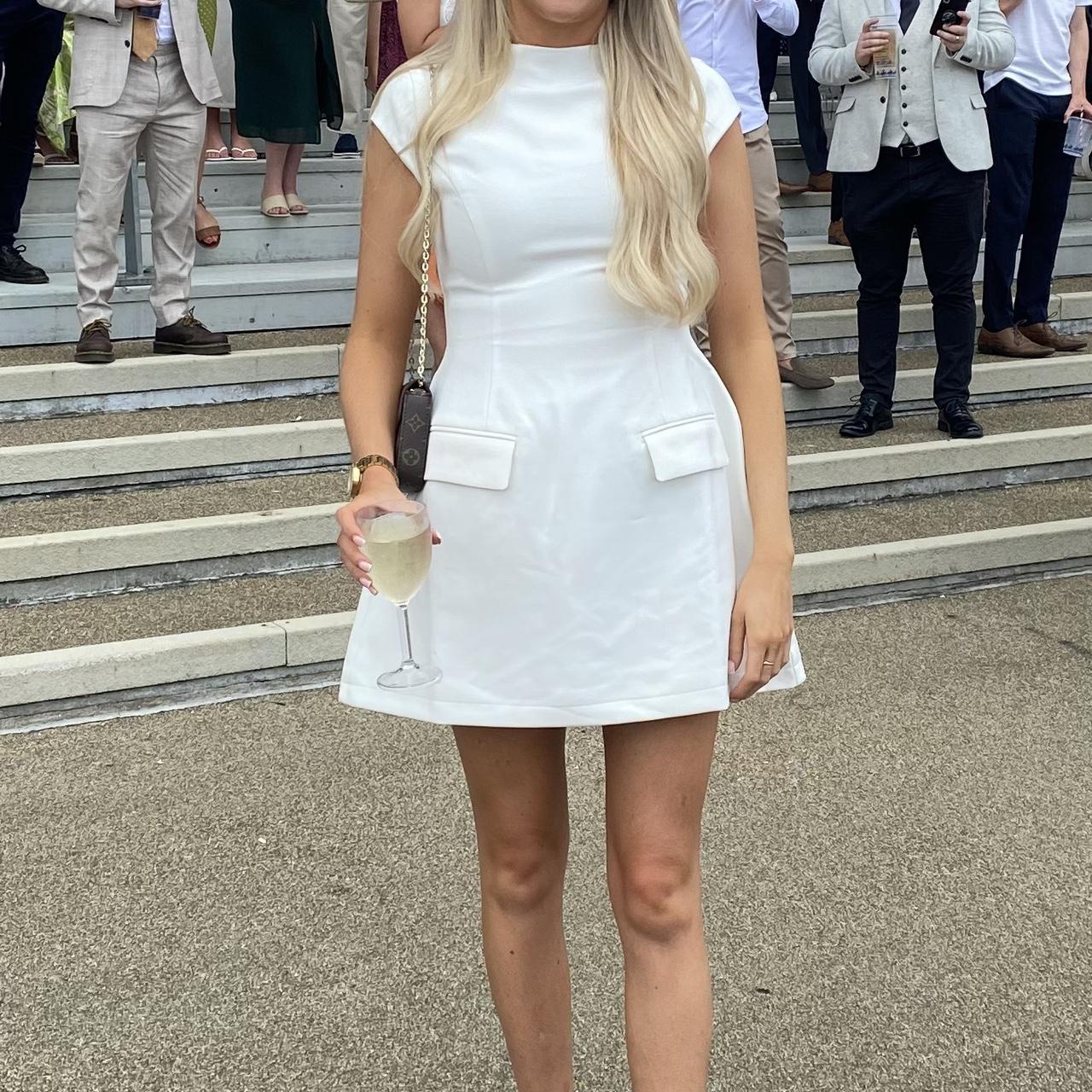 The Ultimate Muse Cap Sleeve Mini Dress Worn once... - Depop