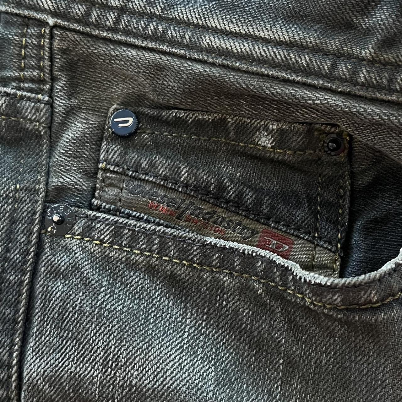 vintage DIESEL dark denim straight leg jeans W33 L32 - Depop