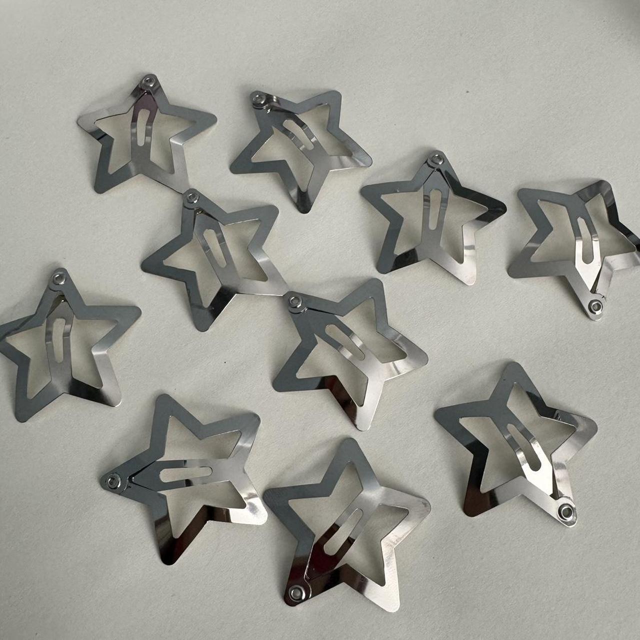Star shaped hair clips :) 15 for $12 - Depop