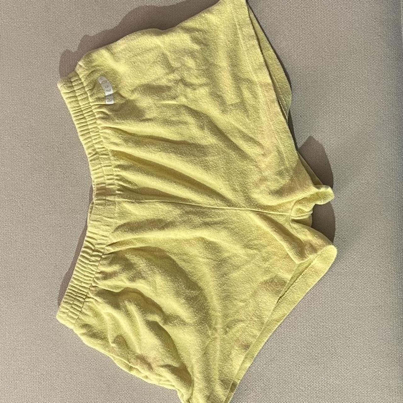 Yellow shorts Kids XL (fits like an S/M womens) - Depop
