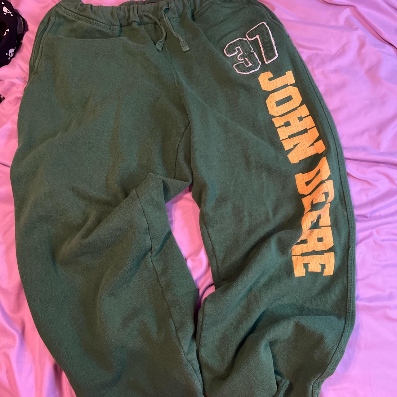 SUPER COOL JOHN DEERE JOCKY SWEATPANTS SIZE SMALL ,... - Depop
