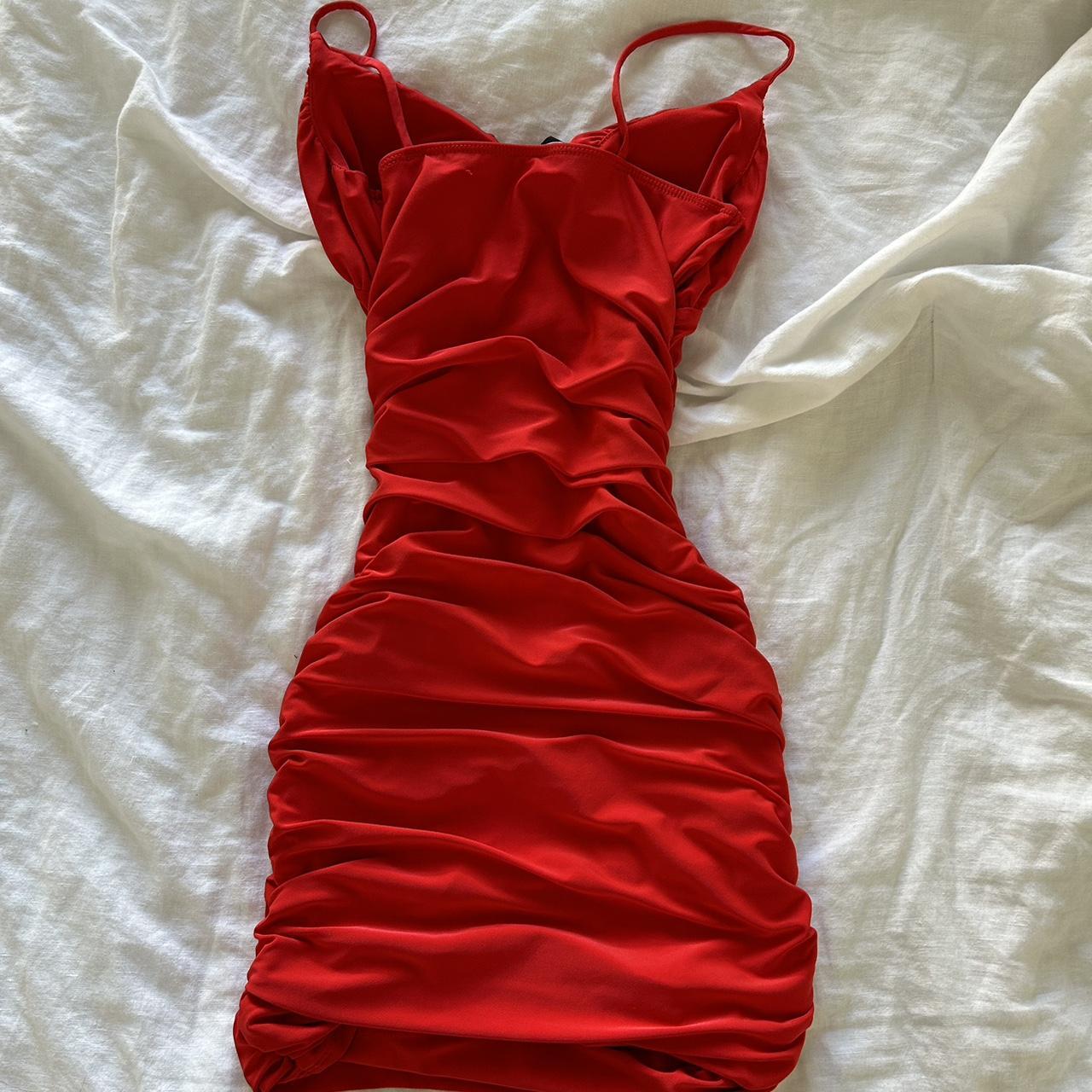 red windsor mini dress size: xs super cute for... - Depop