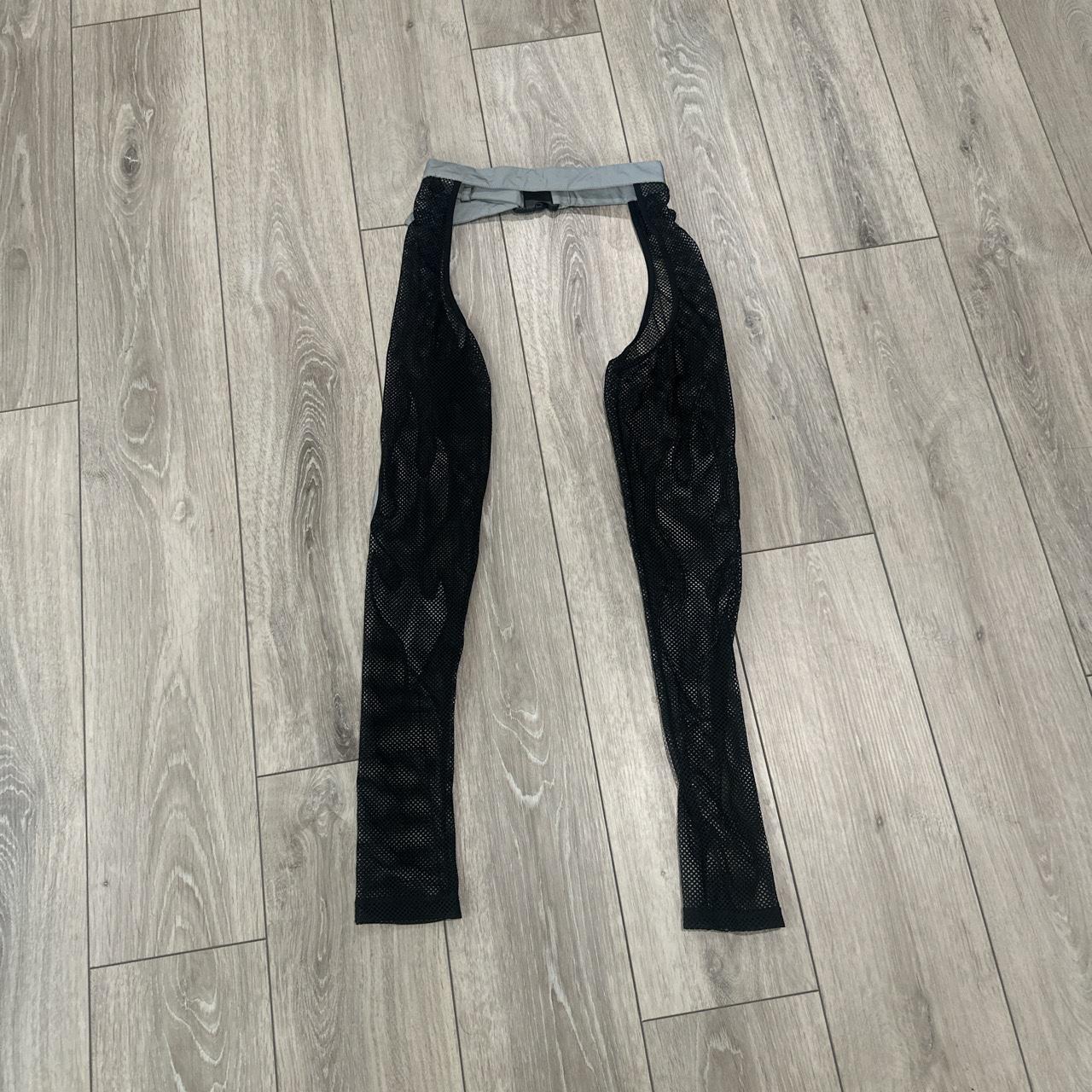 Dolls kill/ club exx size xs fishnets/chaps! Cute... - Depop