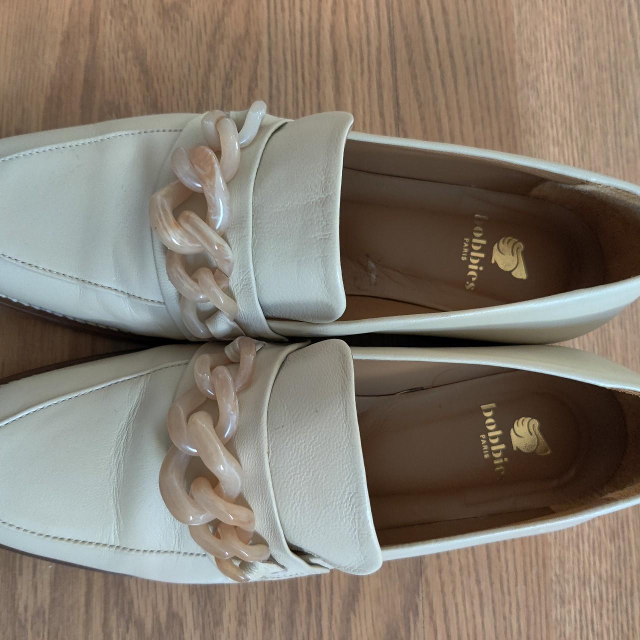 Bobbies ester loafer. Cream real leather and chunky... - Depop