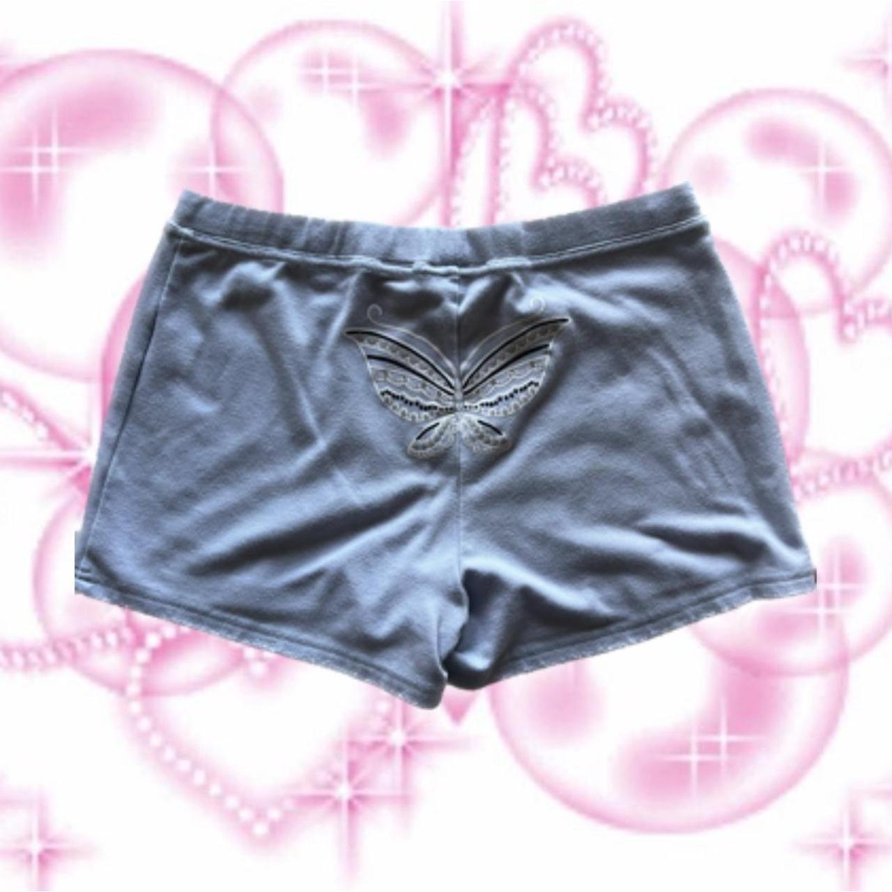 Baby blue butterfly sleep shorts 🩷Pastel blue 🩷Size... - Depop