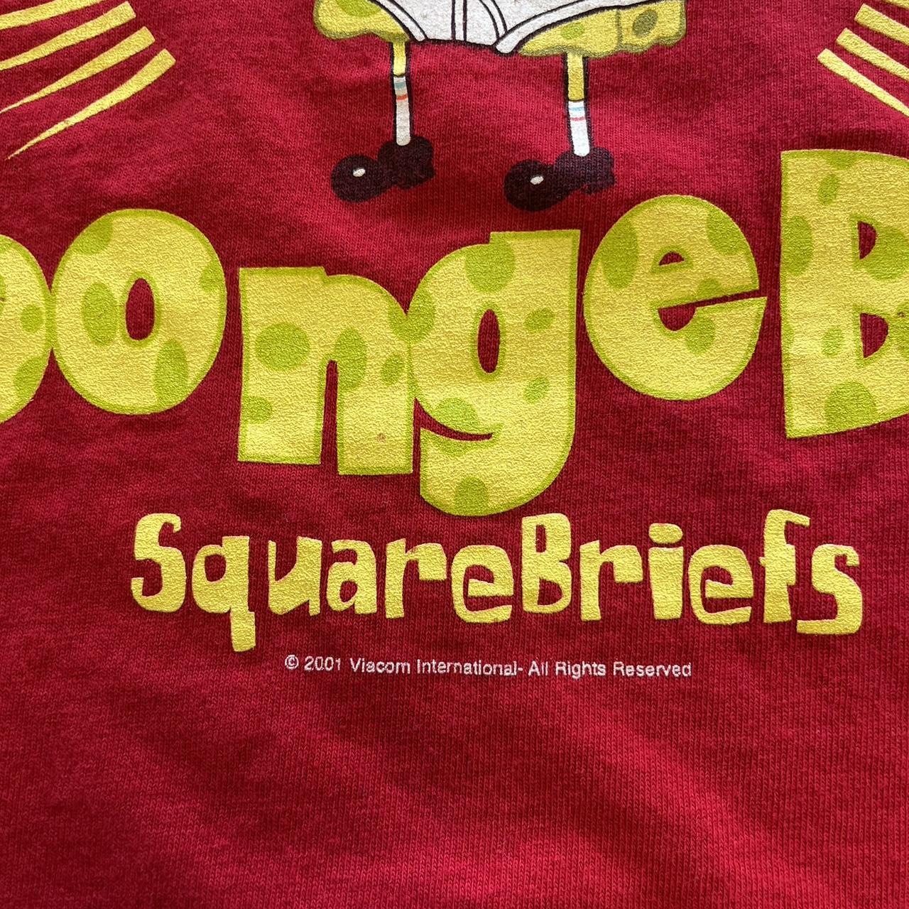 Vintage 2001 SpongeBob SquarePants shirt. Vintage... - Depop