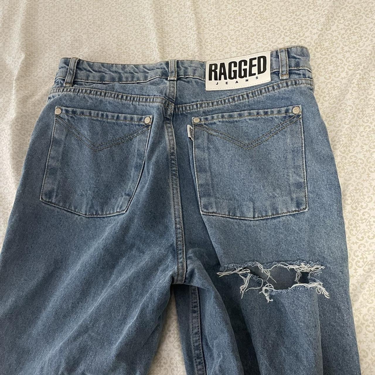 The Ragged Priest Women's Blue Jeans | Depop