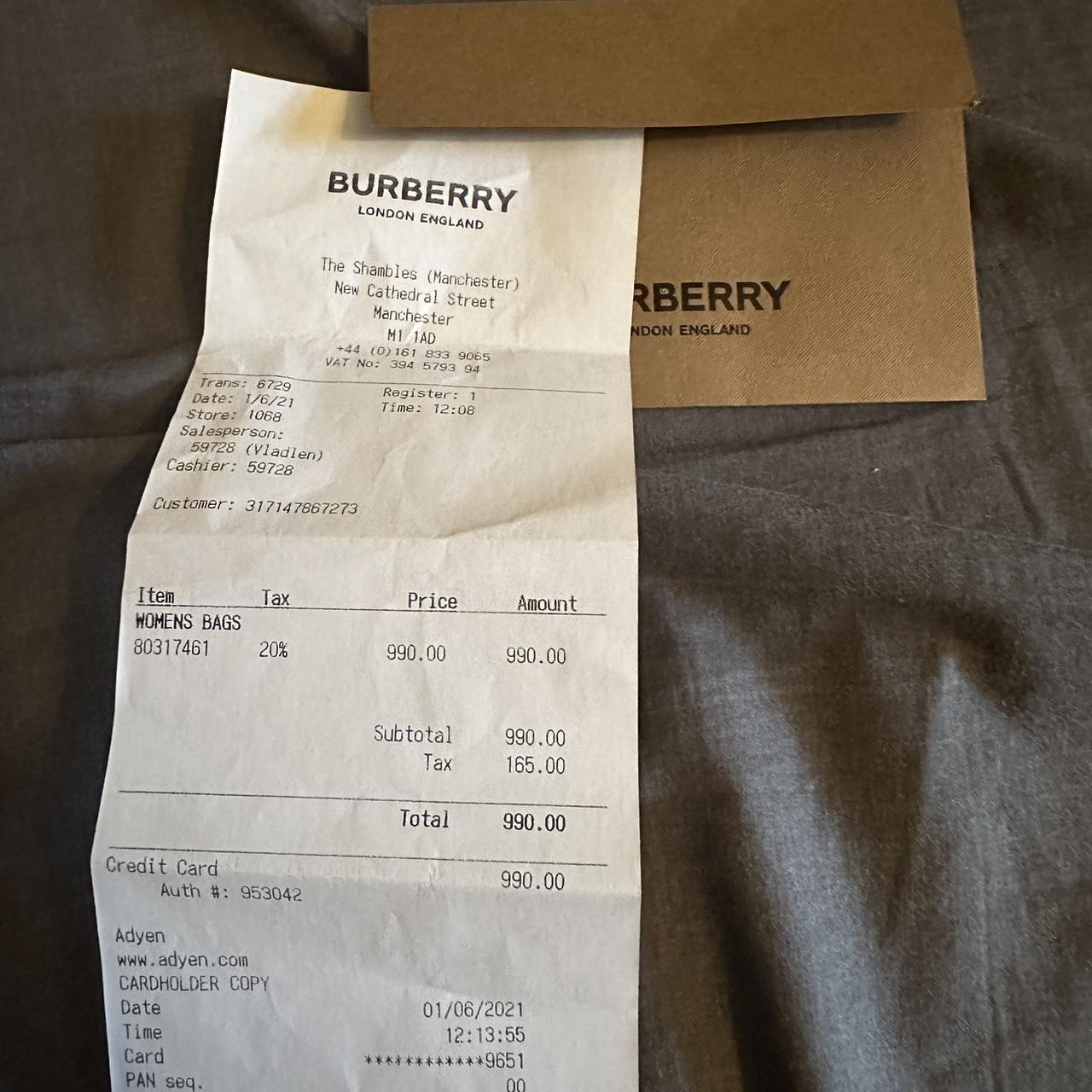 100% authentic small Burberry pocket bag Comes with... - Depop