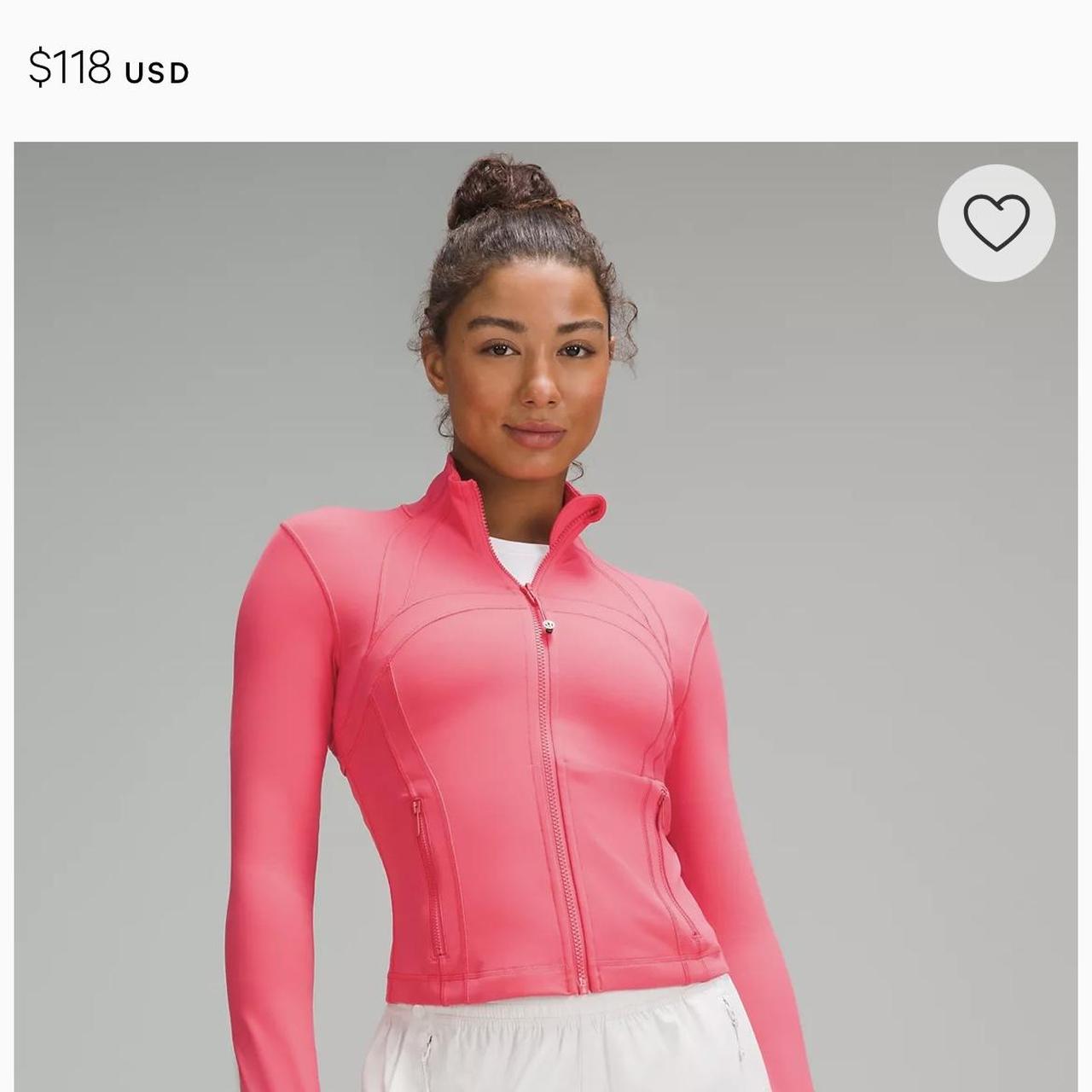 Lululemon Hot Pink Define Jacket. Never worn.... - Depop