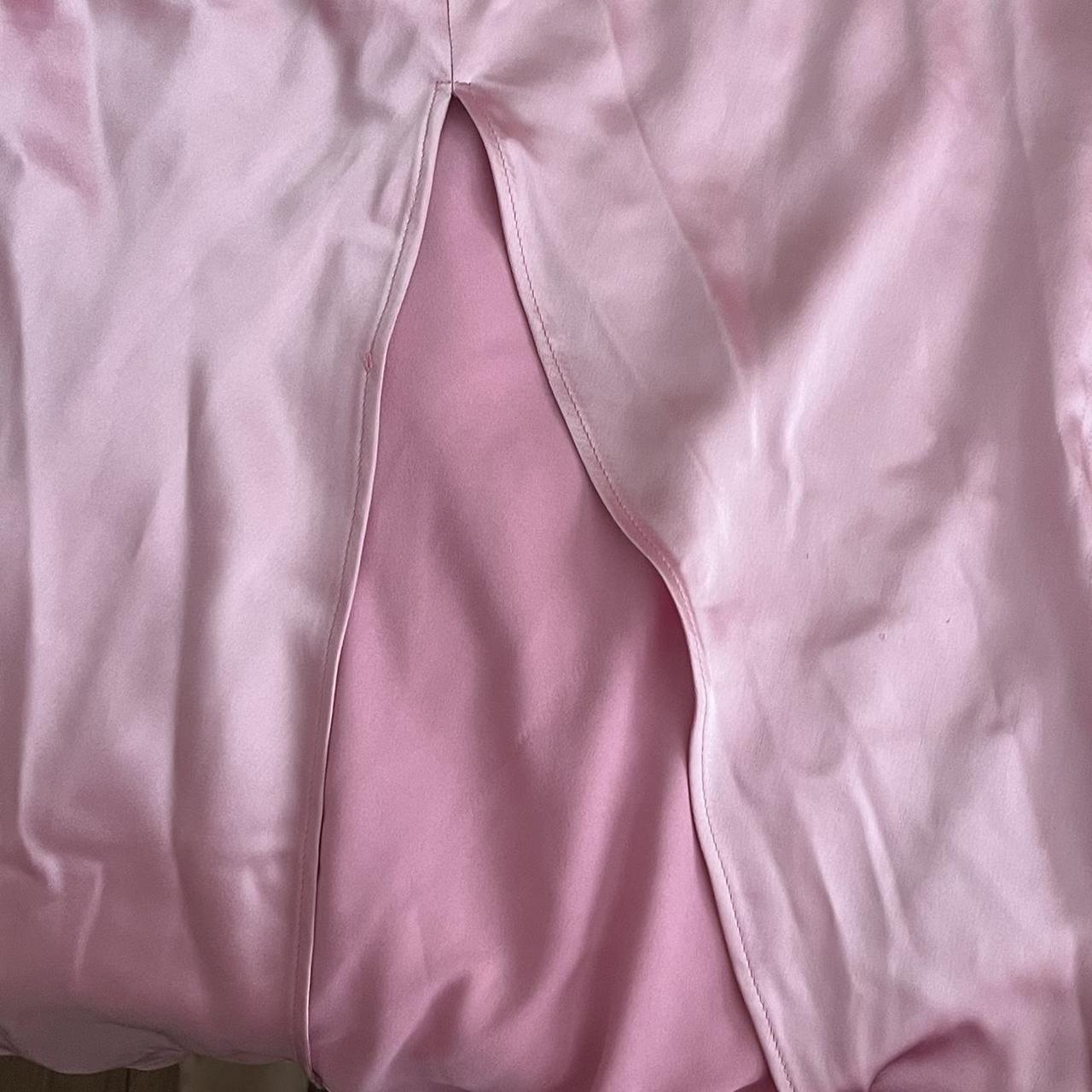 Viral Zara Satin dress in pink long length** 🚫🅿️ NO... - Depop