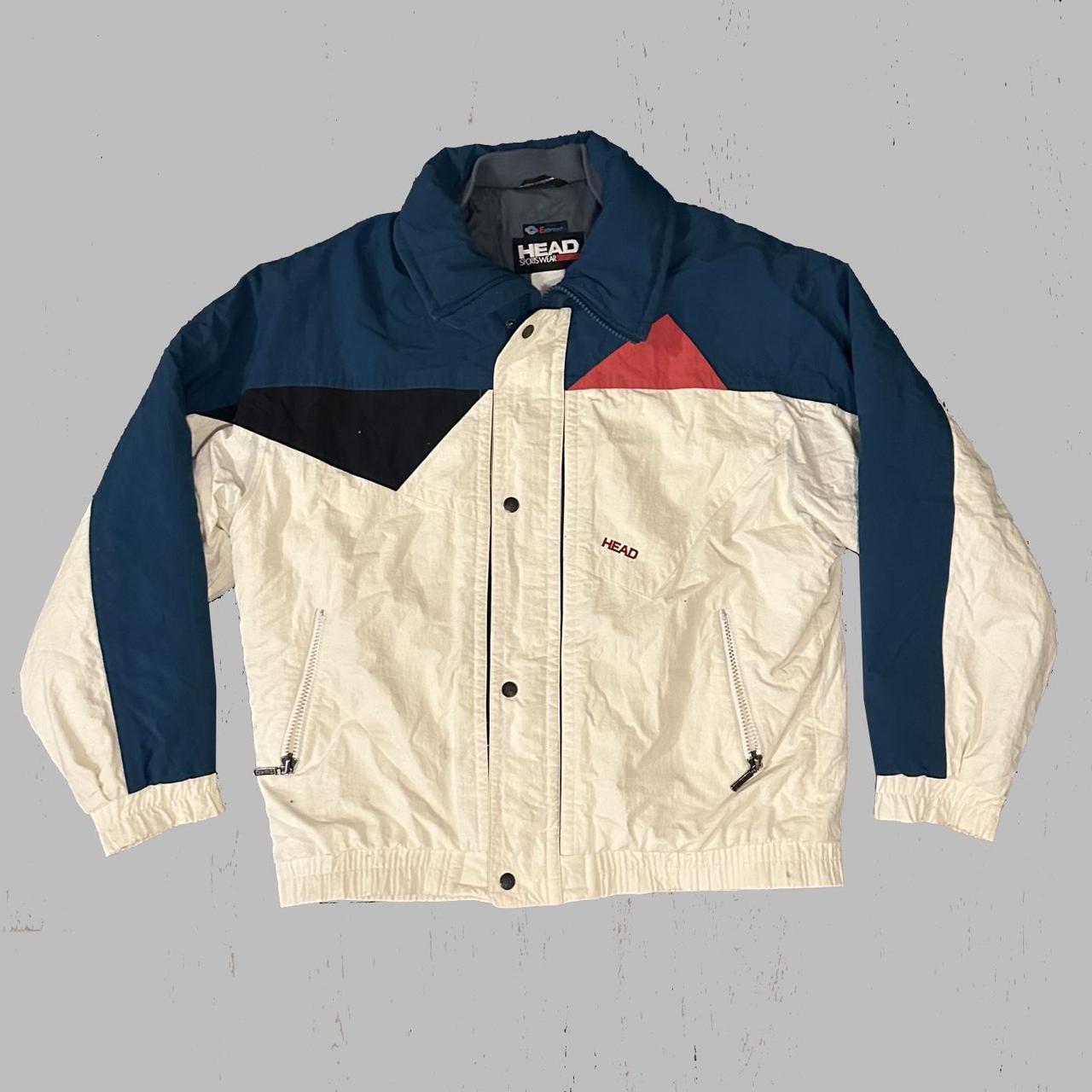 head windbreaker ski jacket #80s #gorpcore... - Depop