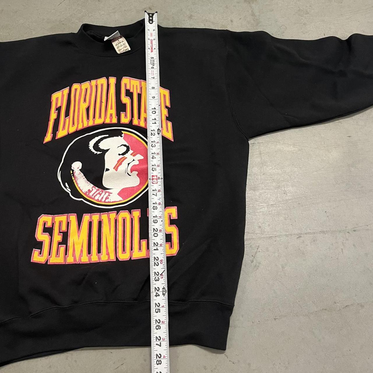 Vintage 90s Florida State Seminoles graphic crewneck... - Depop